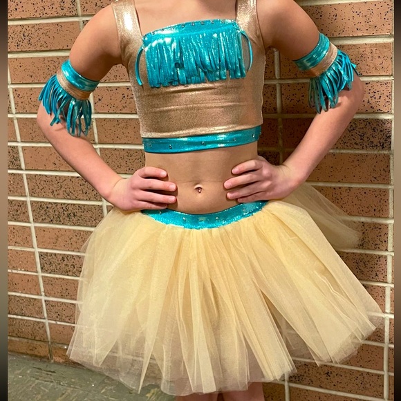 Costumes | Pocahontas Girls Custom Dance Costume | Poshmark